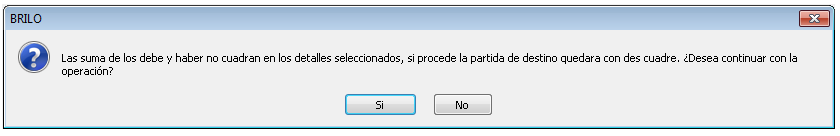 Partidas - Brilo ERP Docs